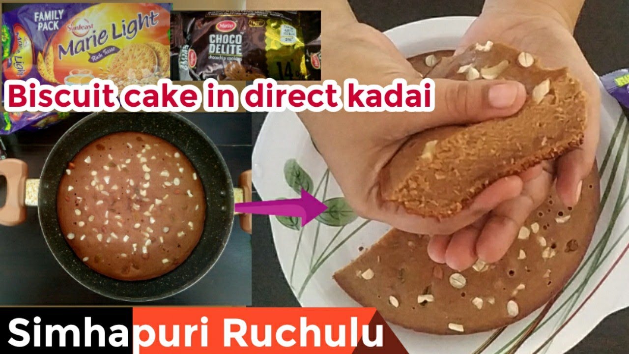 Marie biscuit cake recipe | Marie biscuit chocolate cake in direct ...