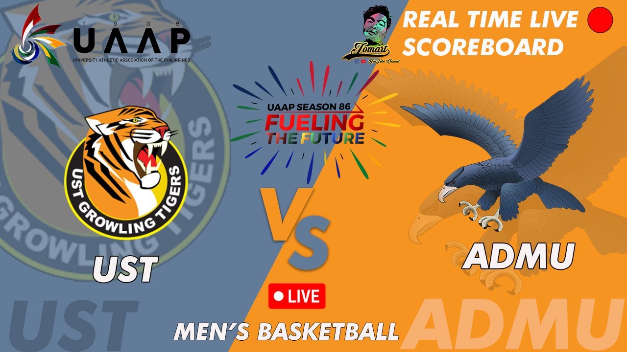 LIVE🔴UST Growling Tigers Vs ADMU Blue Eagles UAAP Season 86 Men's ...