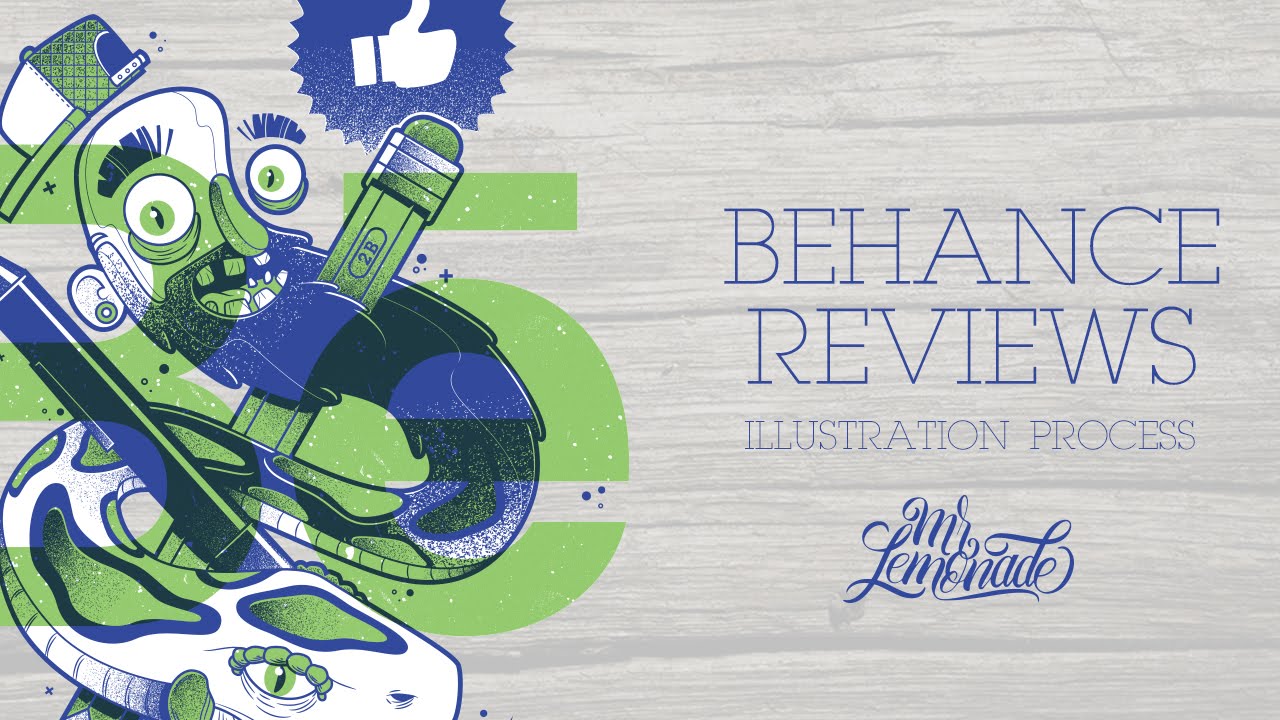 Behance Reviews Art / Illustration Process - YouTube