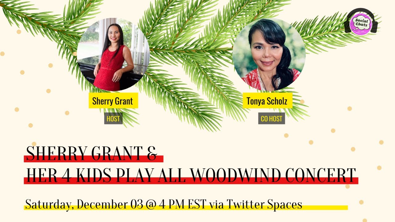 Holiday Music Concert: Sherry Grant & Her 4 Kids Play All Woodwind ...