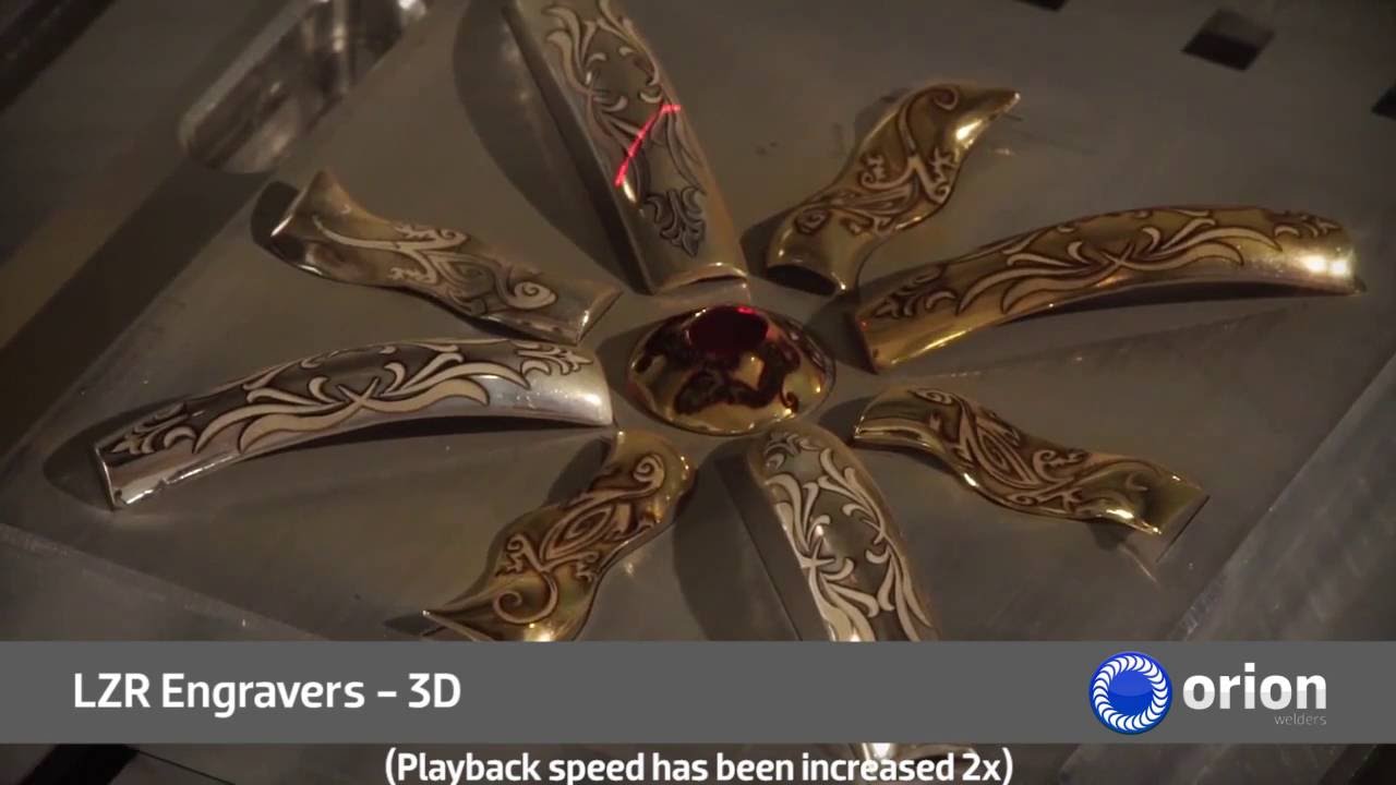 Orion LZR 3D Laser Engraver - Engraving Curved, Domed, and Contoured ...