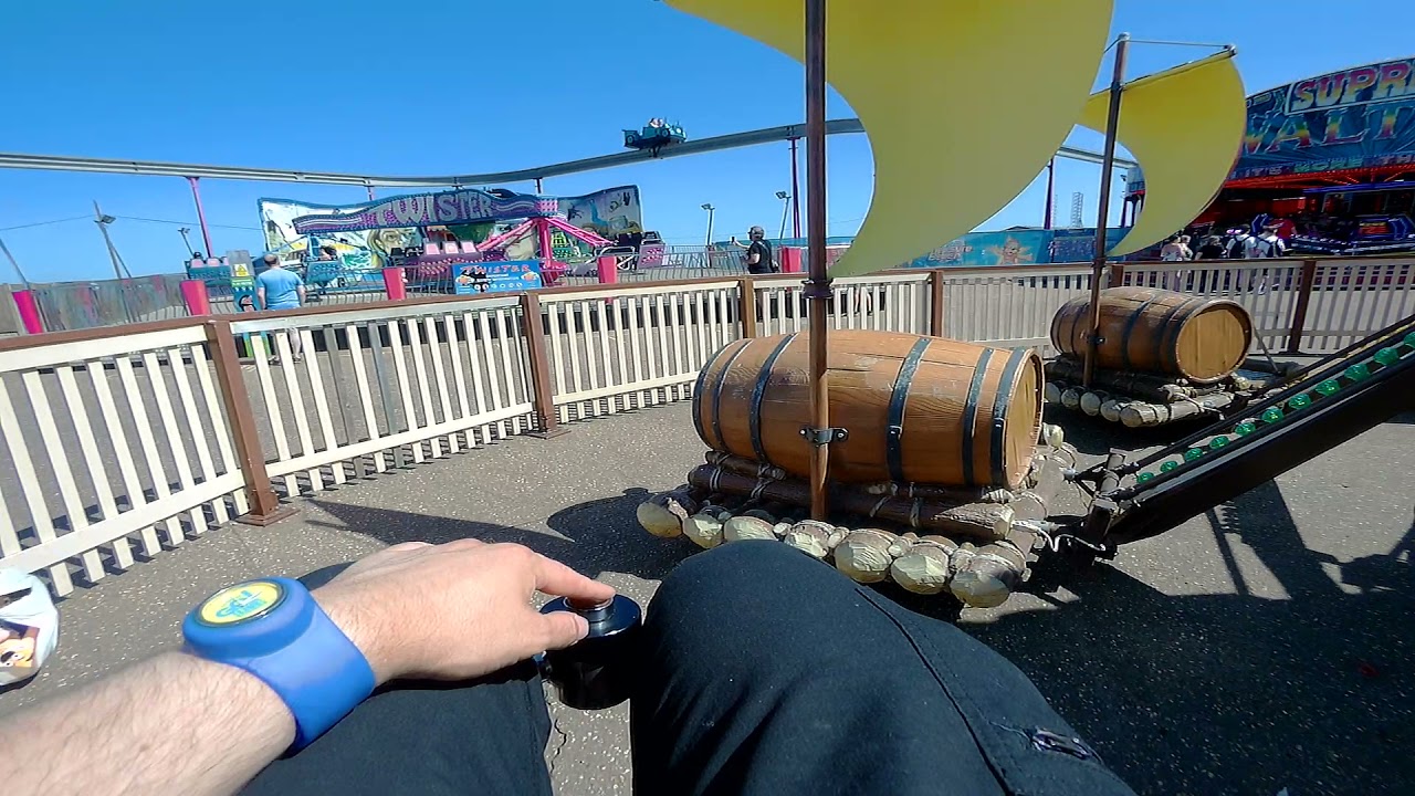 Great Yarmouth Pleasure Beach - Raft Ride (Zamperla Mini Jet) onride ...