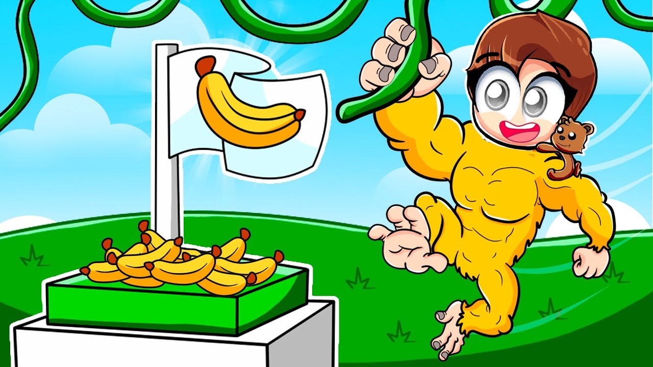 BEAN becomes MAX LEVEL 9,999,999 in Roblox Monkey Obby! - YouTube