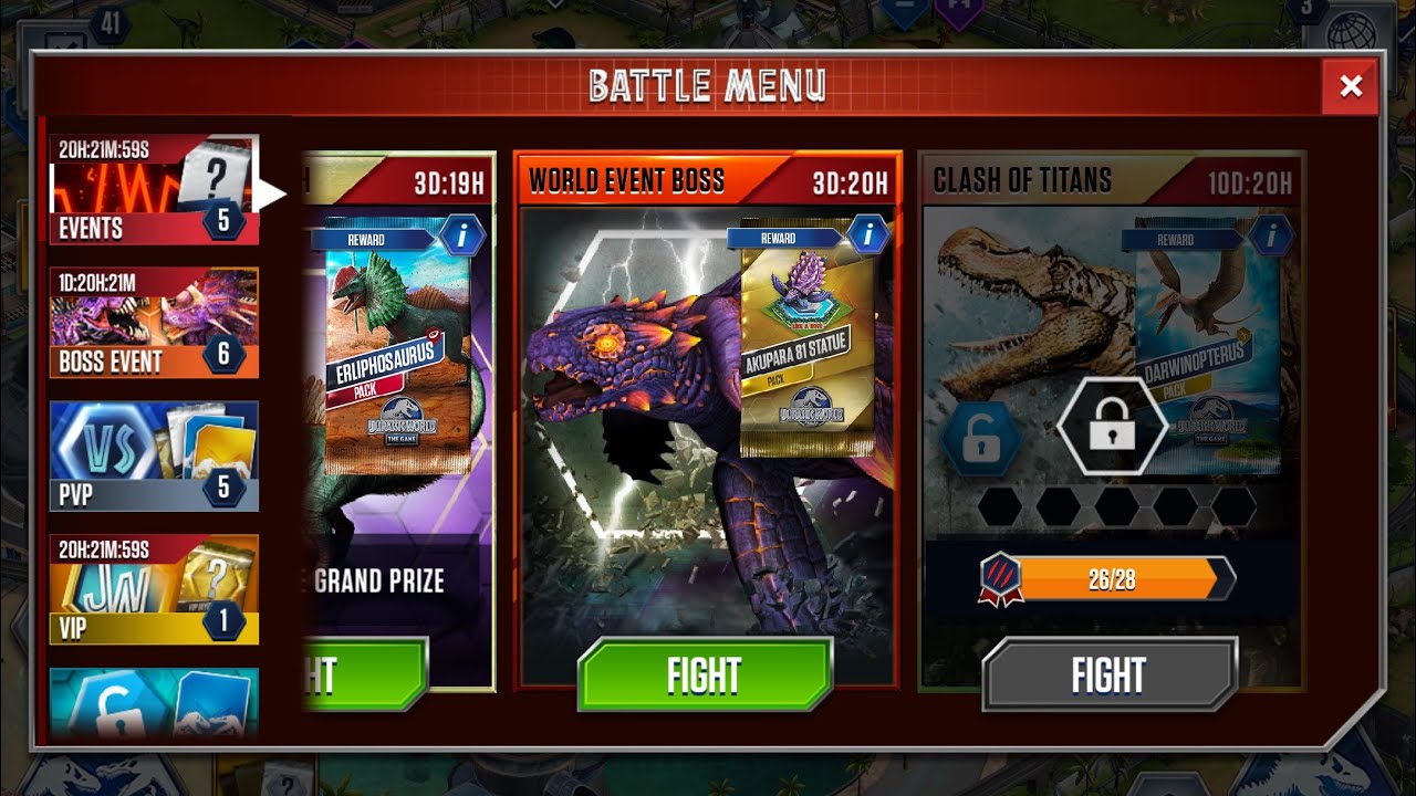 Akupara 81 Boss Event: Round 4 final | Jurassic World the game (8/26/23 ...