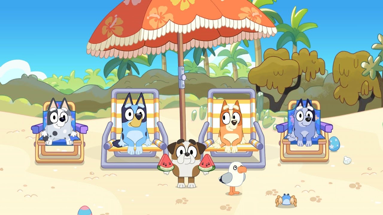 Bluey: Watermelon 🍉 Party On Beach ⛱️ 08 - YouTube