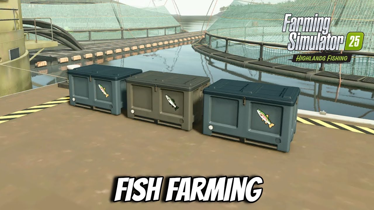 How To Fish Farming - Farming Simulator 25 FS25 XBOX - YouTube