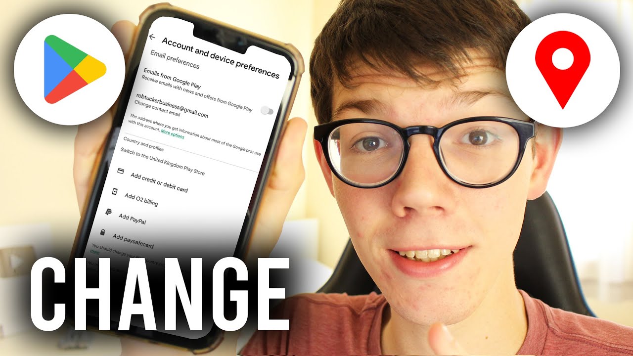 How To Change Country In Google Play Store - Easy Guide - YouTube