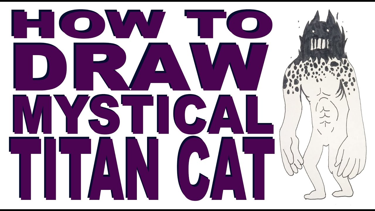 How to draw Mystical Titan Cat (Battle Cats) - YouTube