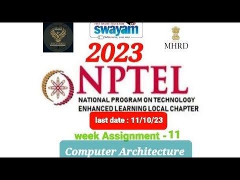 Computer Architecture Week Assignment 11 || NPTEL Assignment Computer Architecture #viral # ...