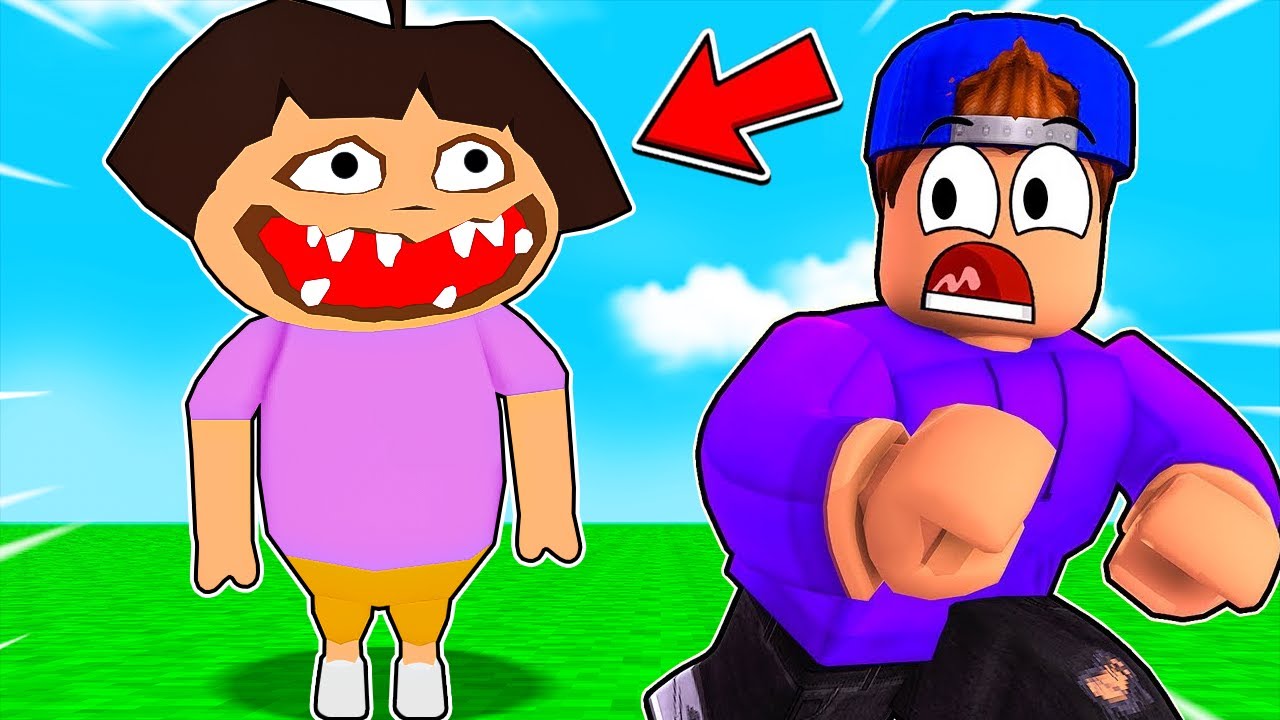 ROBLOX HUNGRY DORA! - YouTube