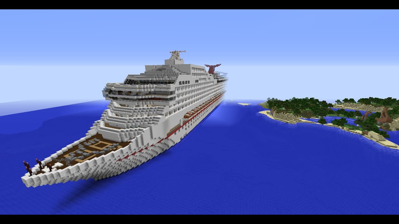 Crucero en Minecraft! Carnival Sunshine(Interior/Exterior) (Español ...