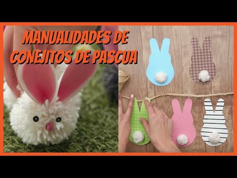 Manualidades de conejitos de pascua | DIY | VIX - YouTube