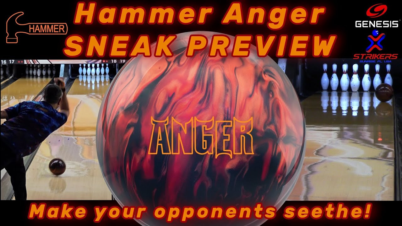 Hammer Anger Bowling Ball Sneak Preview -- High RG, Medium Diff, High ...