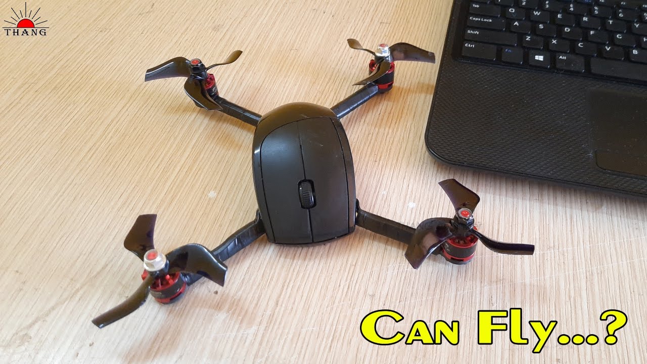 How to make a computer mouse Drone at home - YouTube