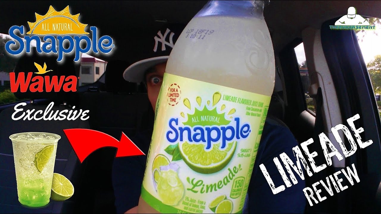 Snapple® Limeade Review! | WaWa® Exclusive! ☀️🍹😍 - YouTube