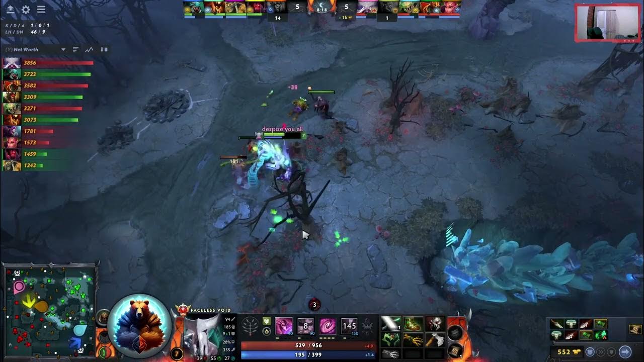 YATORO FACELESS VOID HARD CARRY PERSPECTIVE - DOTA 2 PATCH 7.36B - YouTube