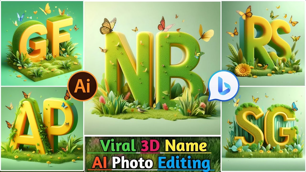 Viral 3D Name Ai Photo Editing || 3D Ai Name Photo Editing || New ...