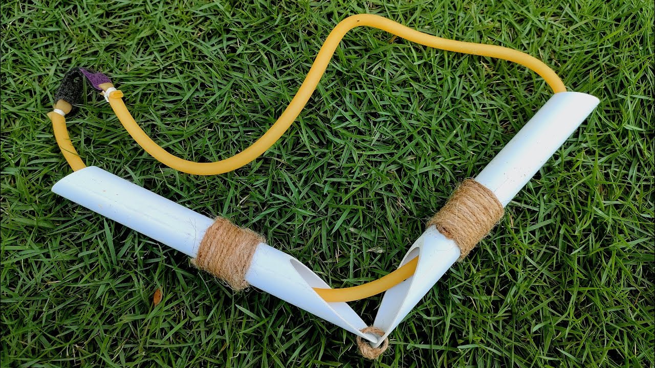 DIY Slinghot | Super unique slingshot made of PVC | make a slingshot at ...