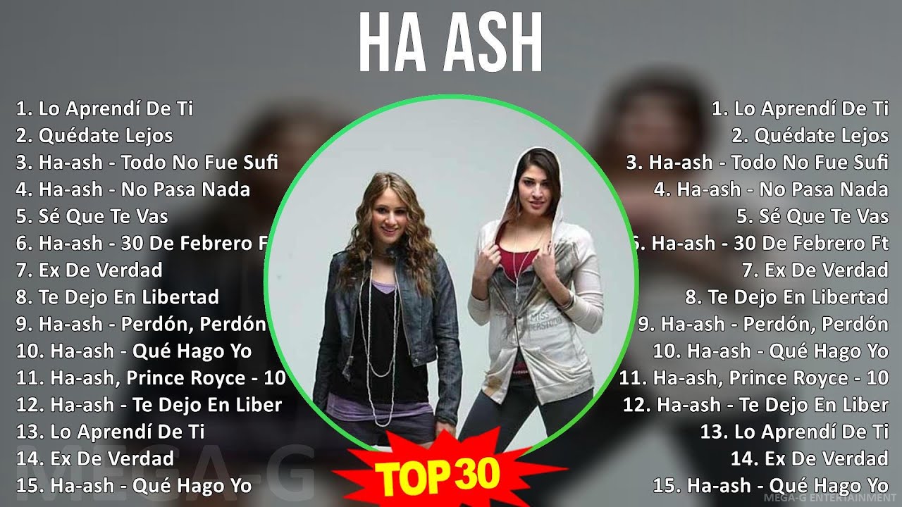 H a A s h 2024 MIX Canciones Más Populares ~ 2000s Music ~ Top Latin ...