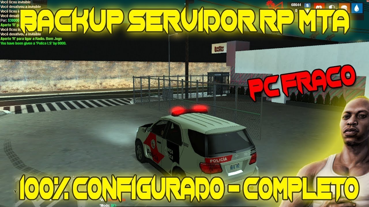 GTA - MTA BACKUP SERVIDOR RP PC FRACO CONFIGURADO DOWNLOAD - YouTube
