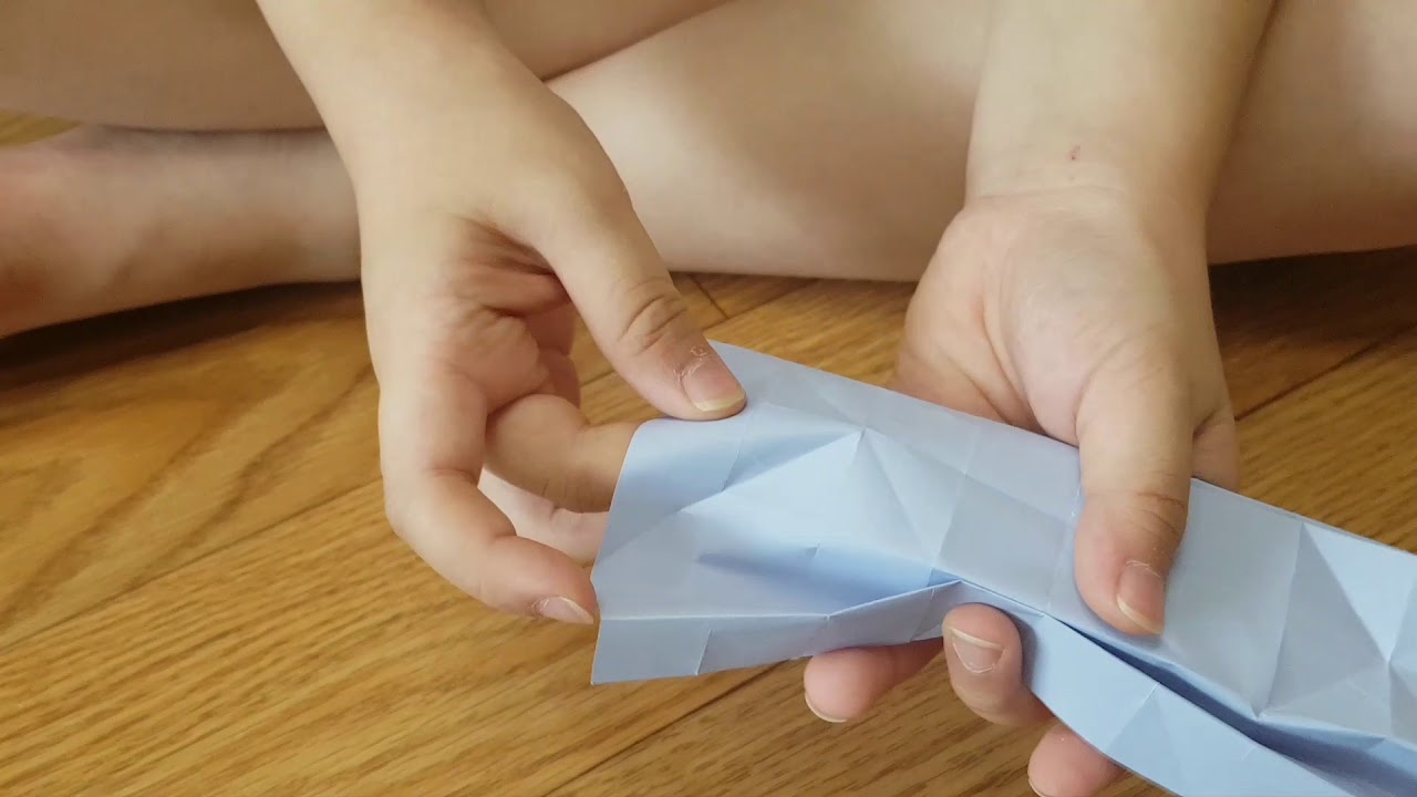 종이접기 사람인형 접기 paper folding human - YouTube