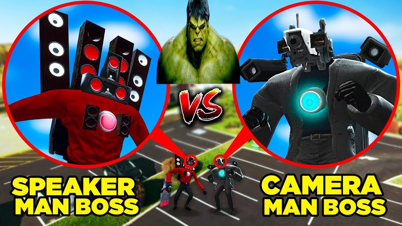 NEW HULK A WORLD BREAKER AND CAMERA MAN MECHA BOSSES VS SPEAKER MAN ...