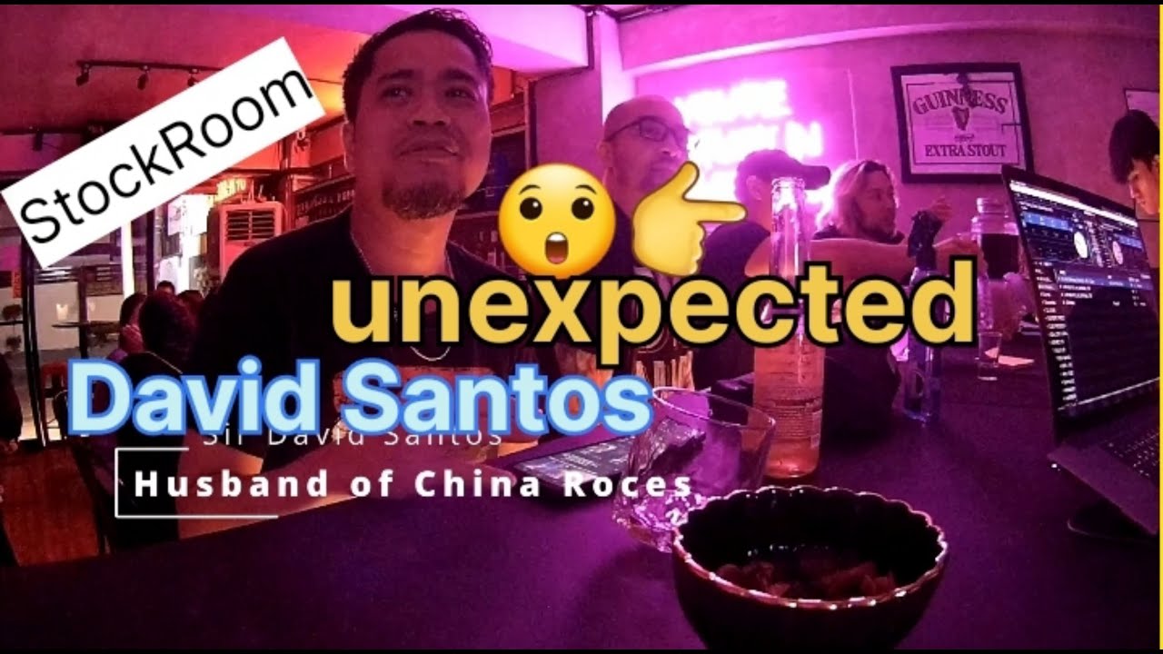 StockRoom Bar | DJ PeekaBoo | David Santos Husband of China Roces - YouTube