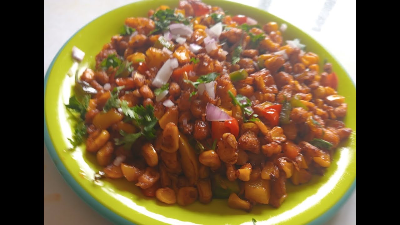 ಚಿಲ್ಲಿ ಕ್ರಿಸ್ಪಿ ಕಾರ್ನ್ ಚಾಟ್| Chilly crispy corn chat |American corn ...