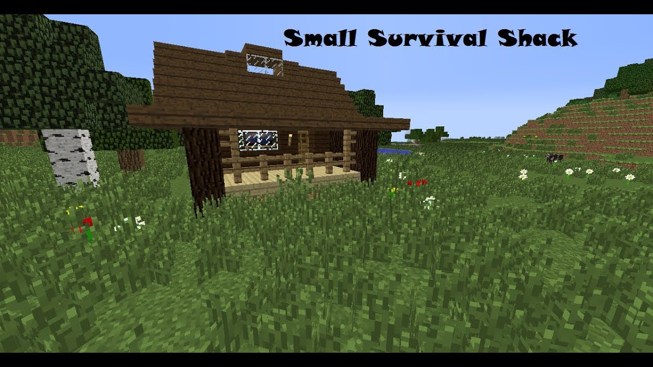Let's Build - Small Survival Shack - YouTube