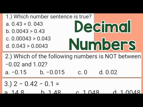 Simple Word Problems: DECIMAL Numbers - YouTube
