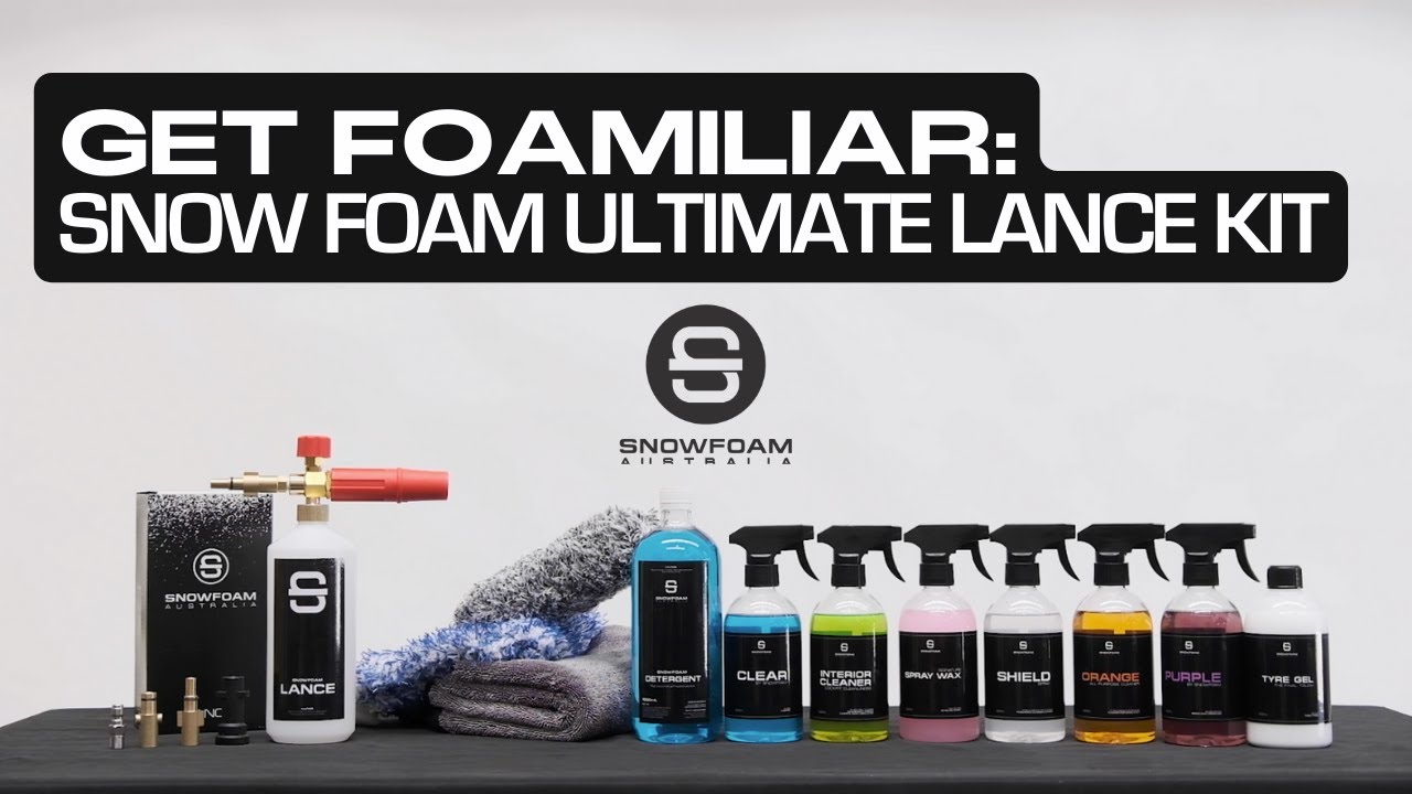 Get Foamiliar: The Snow Foam Lance Ultimate Kit - YouTube