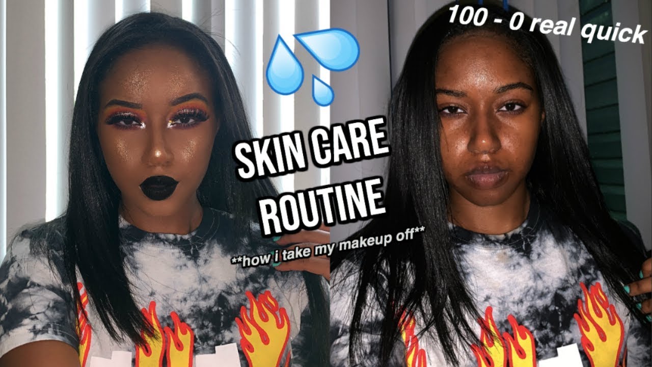 Get Unready With Me! || My Summer Skin Care Routine Ft. Duvolle ...