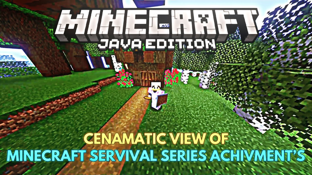 Cinematic Shot Of Minecraft Servival Series Achivment's - YouTube