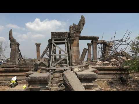 UNESCO បាន​ផ្តល់កញ្ចប់​ថវិកាជាលើក​ដំបូង​ឱ្យ​កម្ពុជា​ ដើម្បីជួសជុល​ប្រាសាទព្រះវិហារ