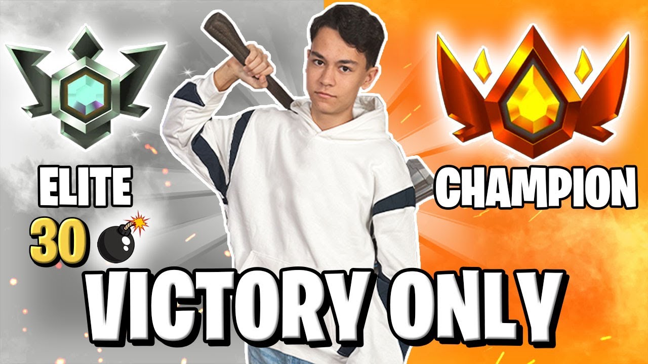 Elite to Champion Victory ONLY Rank UP in Fortnite - YouTube
