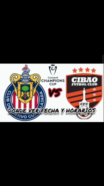 CHIVAS VS CIBAO! DÓNDE VER! #chivas #concachampions #ligamx - YouTube