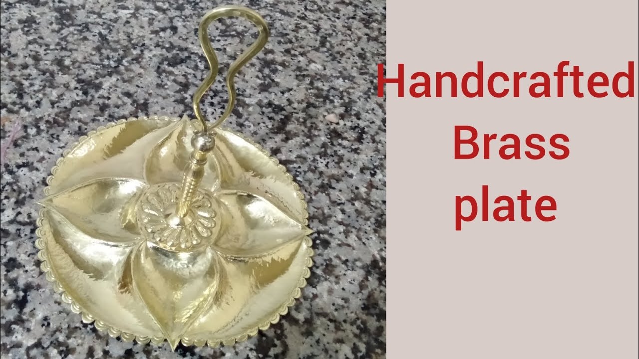 How to make a beautiful brass plate - YouTube