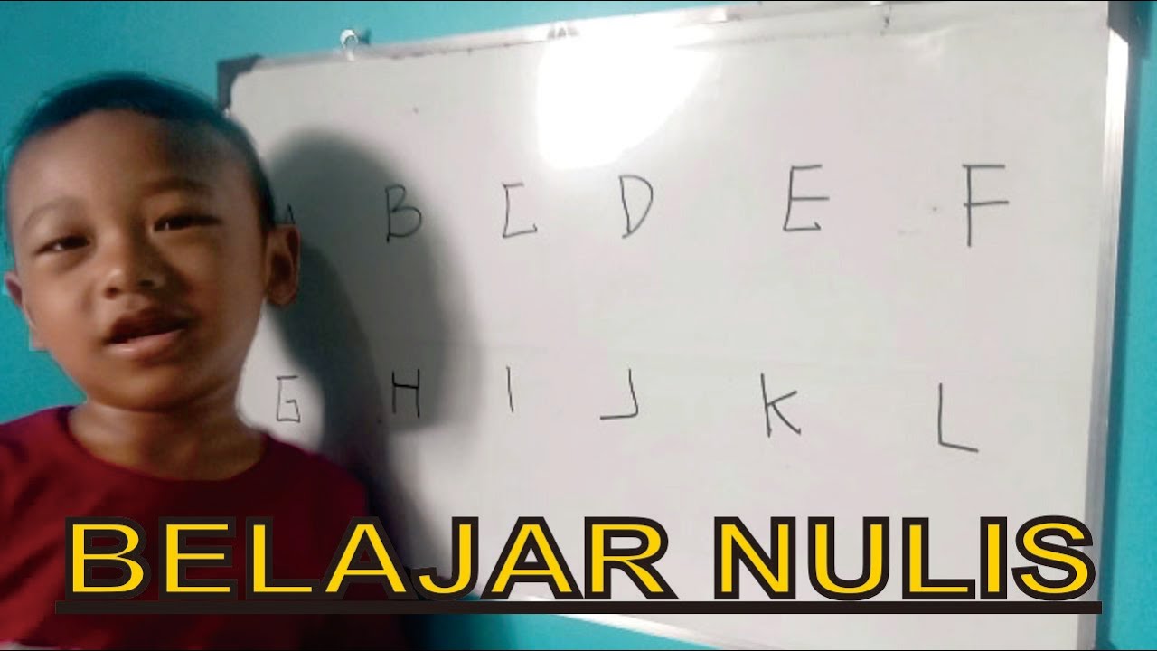 BELAJAR NULIS HURUF ANGKA DAN BENTUK - YouTube