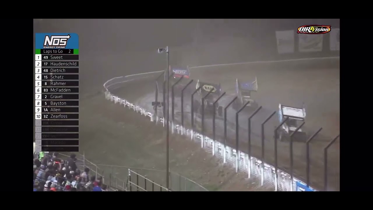 Danny Dietrich blocked by lap car Brandon Rahmer on final lap costing ...