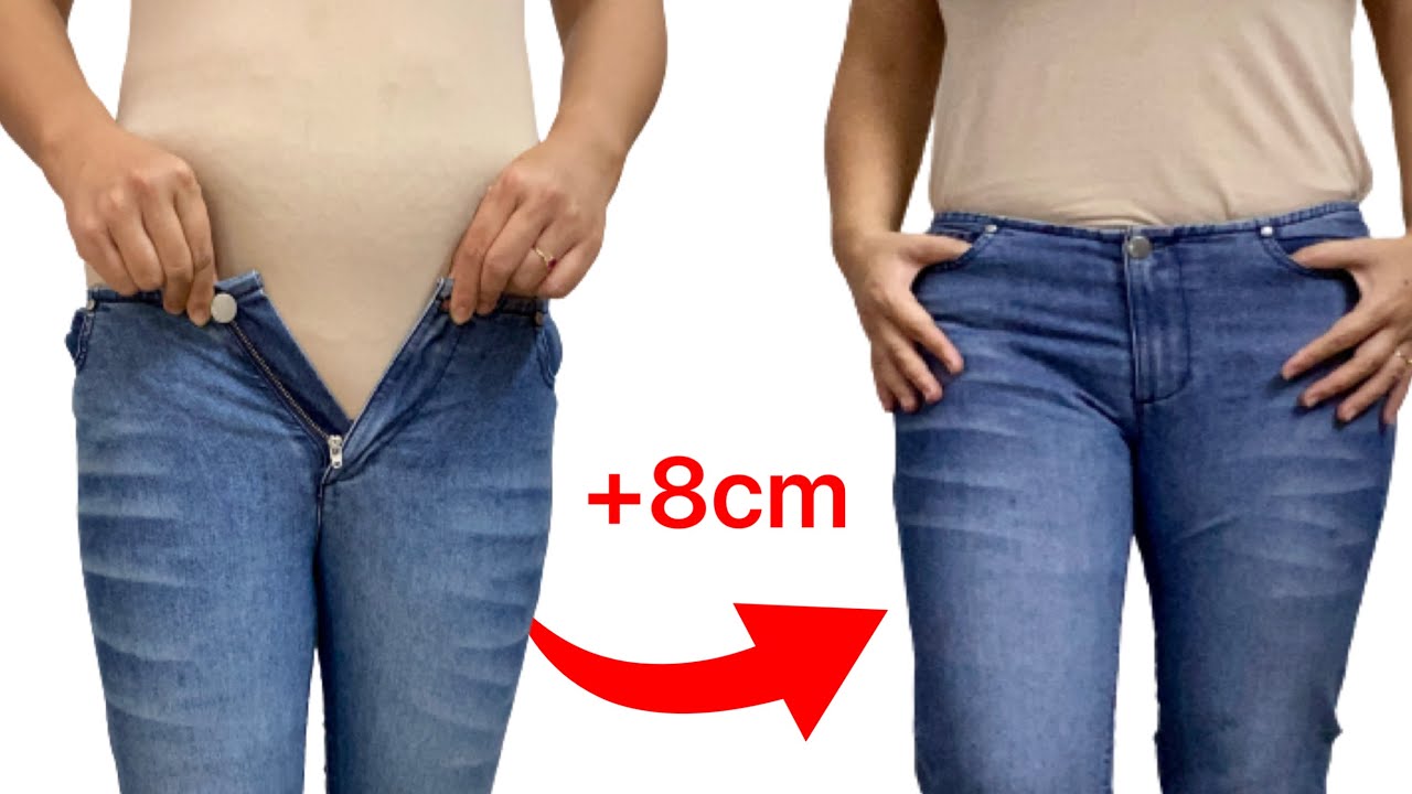 Tips for extending jeans by several centimeters when you can't find ...
