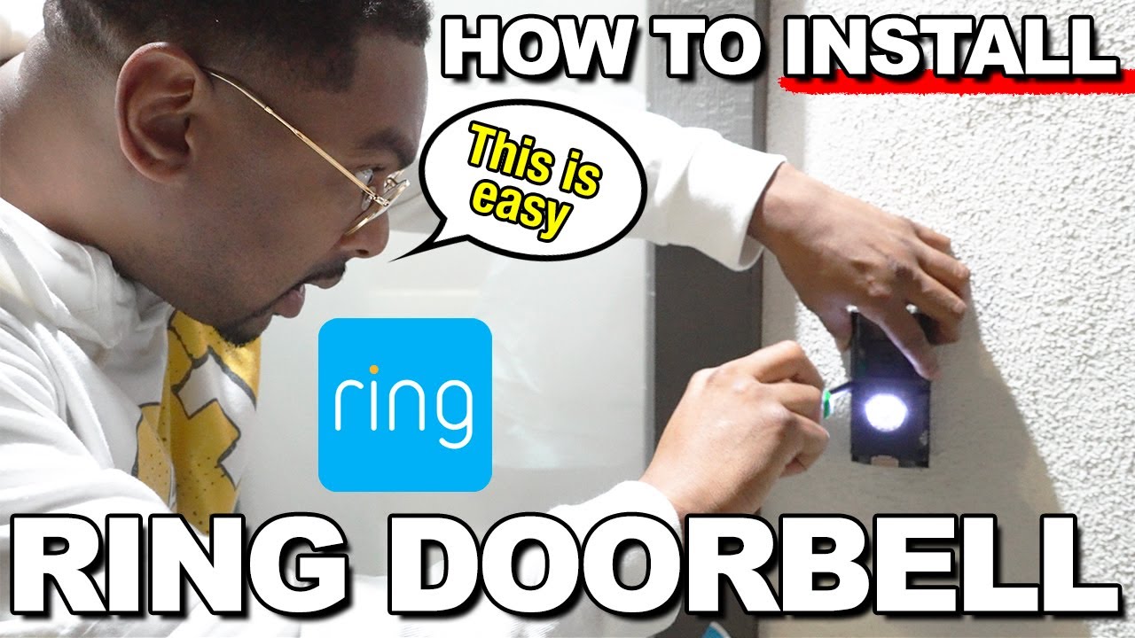 RING DOORBELL INSTALLATION - YouTube