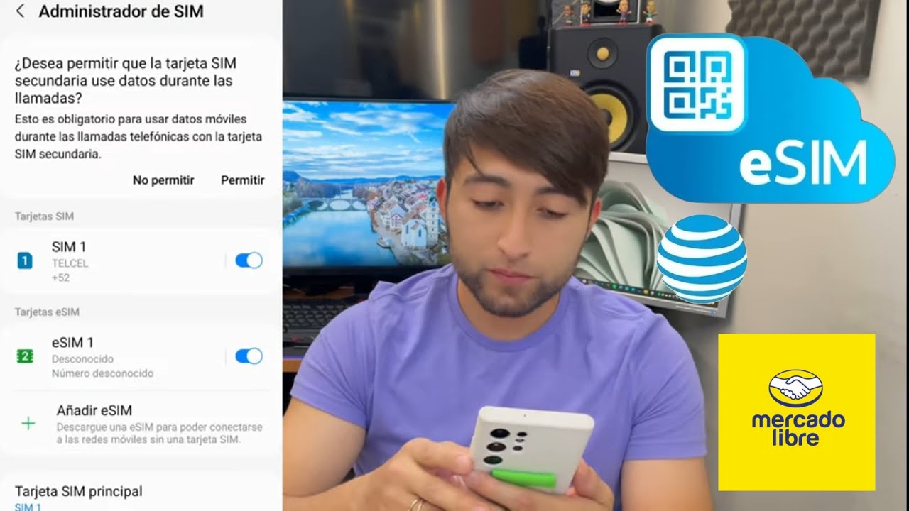 Como tener una eSIM en Prepago en MEXICO ESIM AT&T / TELCEL en mercado ...