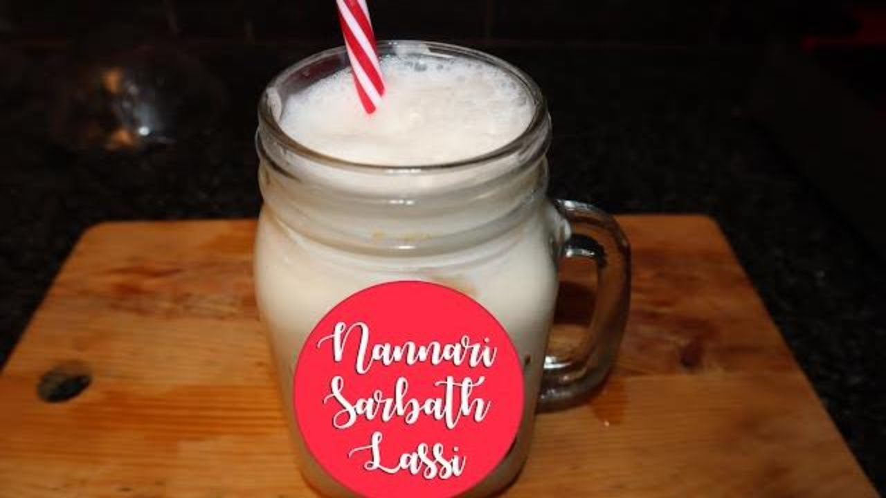Nannari sarbath lassi recipe | Easy lassi recipes | Summer Special ...