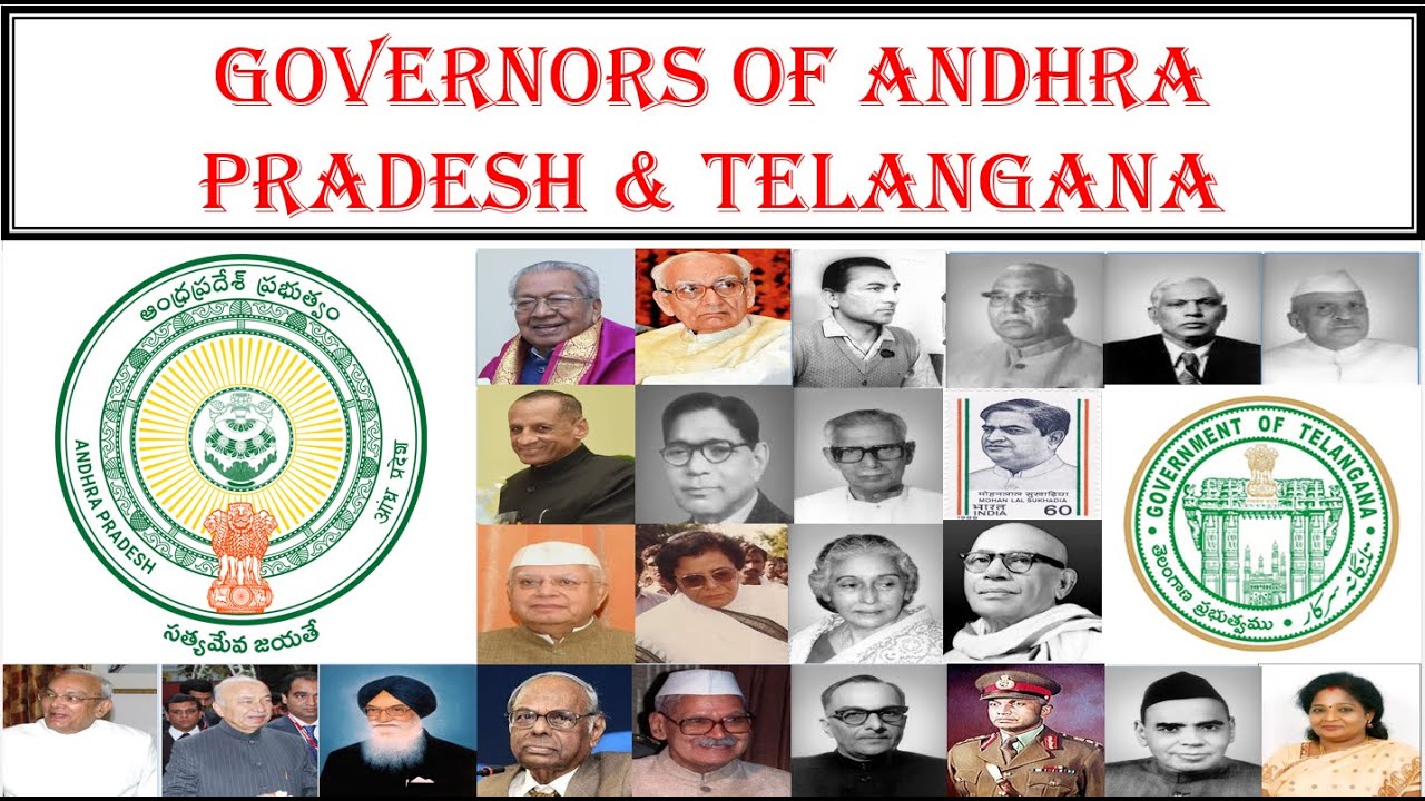 Governors of Andhra Pradesh and Telangana - YouTube
