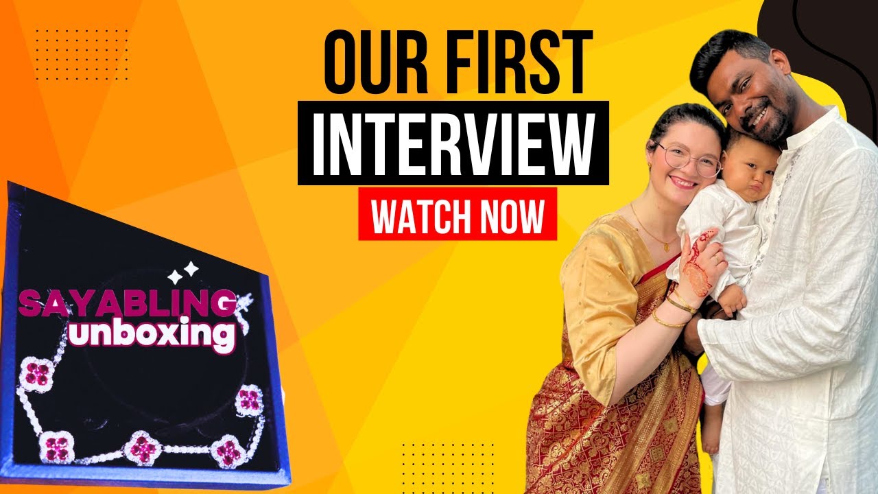 OUR FIRST INTERVIEW AS A FAMILY | Sayabling Jewelry Unboxing & Review ...