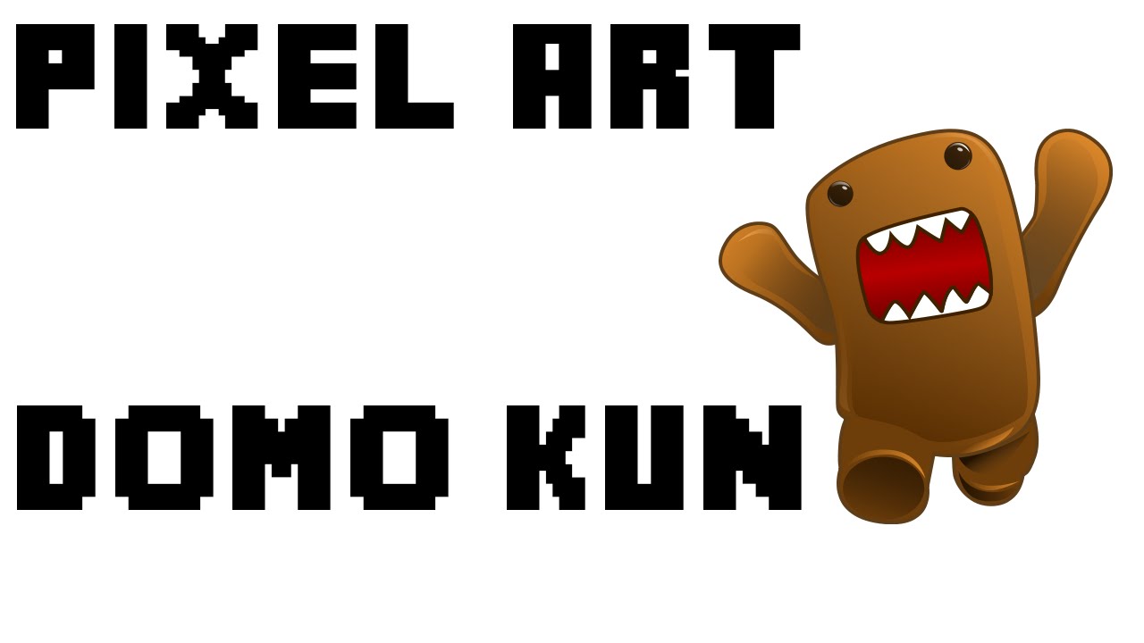Domo Kun - Pixel Art - YouTube