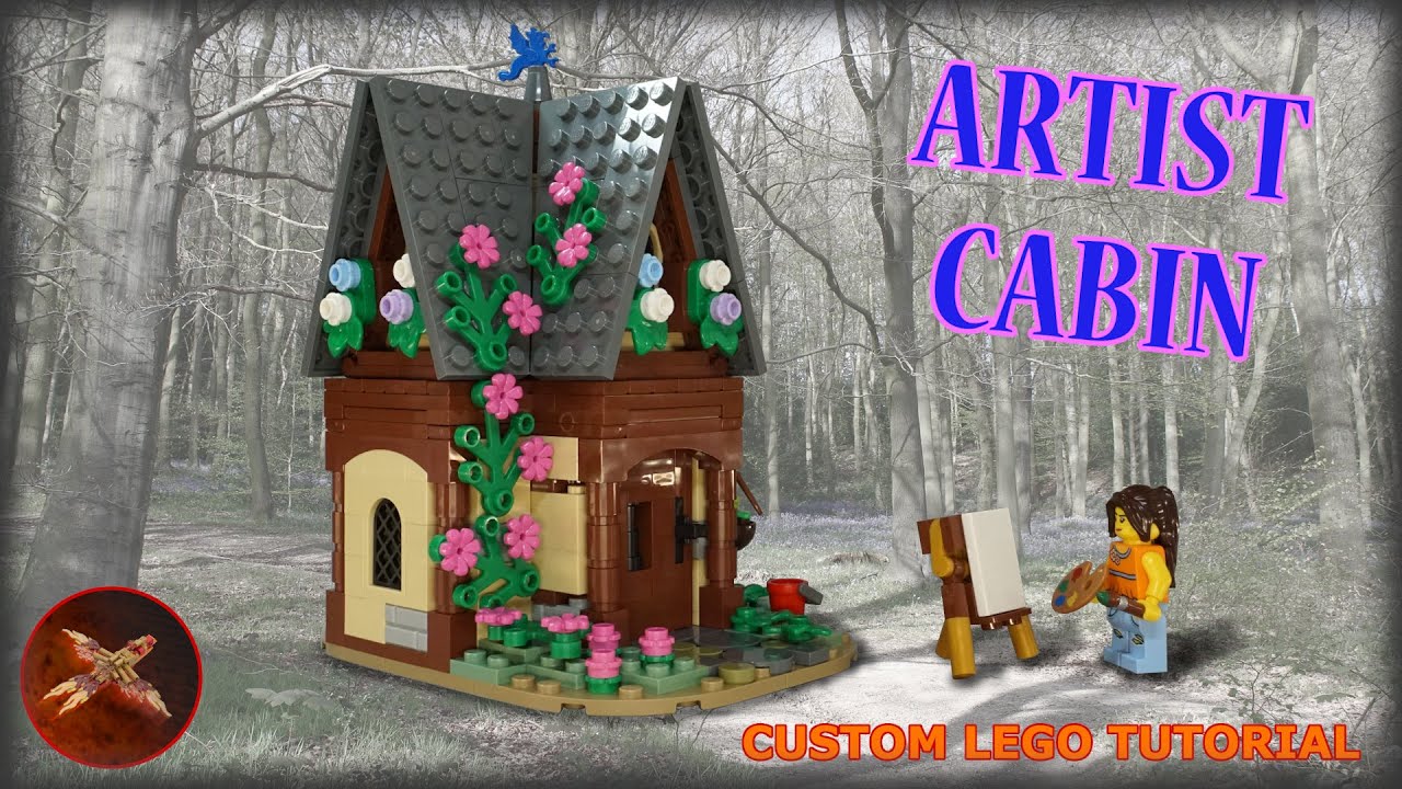 Artist Cabin - Custom Lego Tutorial - YouTube
