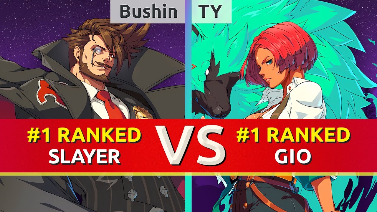 GGST Bushin (#1 Ranked Slayer) vs TY (#1 Ranked Giovanna). High Level ...