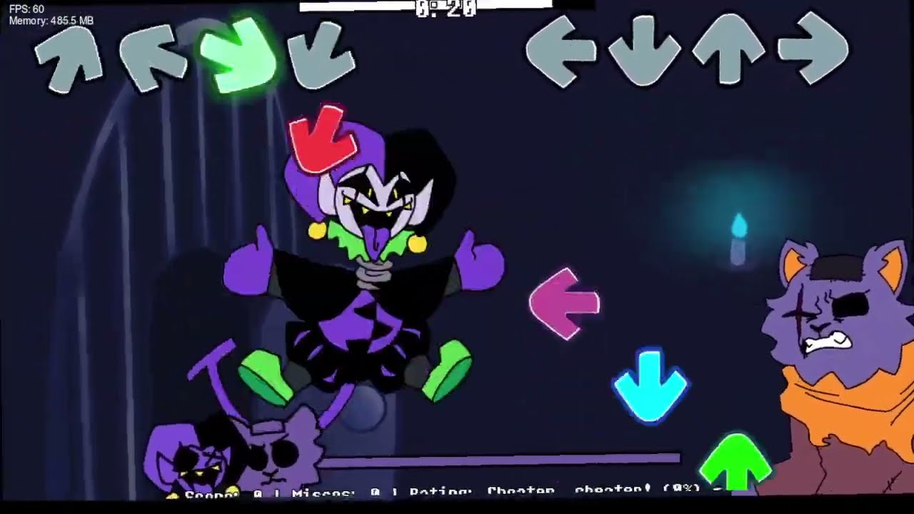 FNF×Deltarune Story mode 【Seeks Cool Deltarune mod】【Friday Night Funkin ...