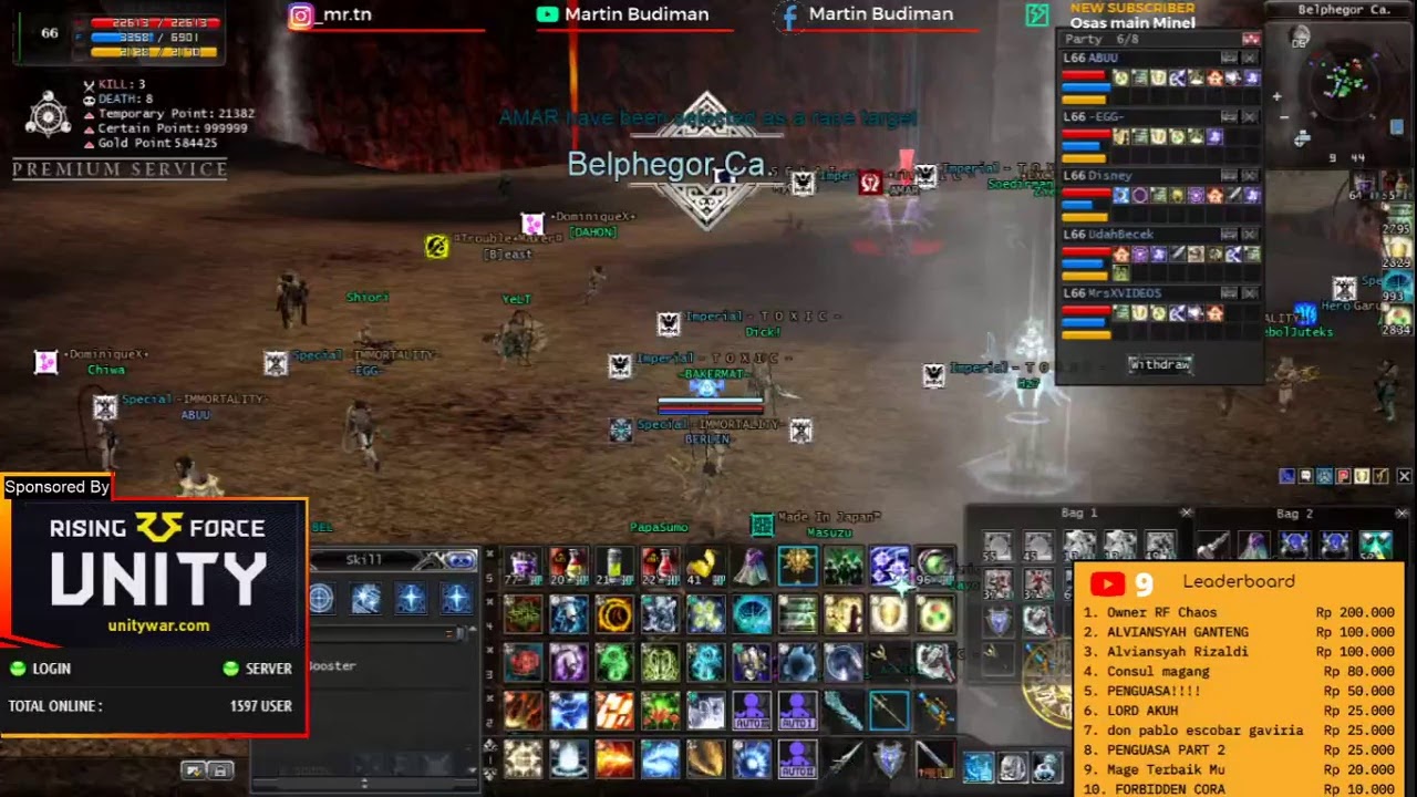 RF UNITY - EVENT REBUTAN BOOGIE ! - YouTube